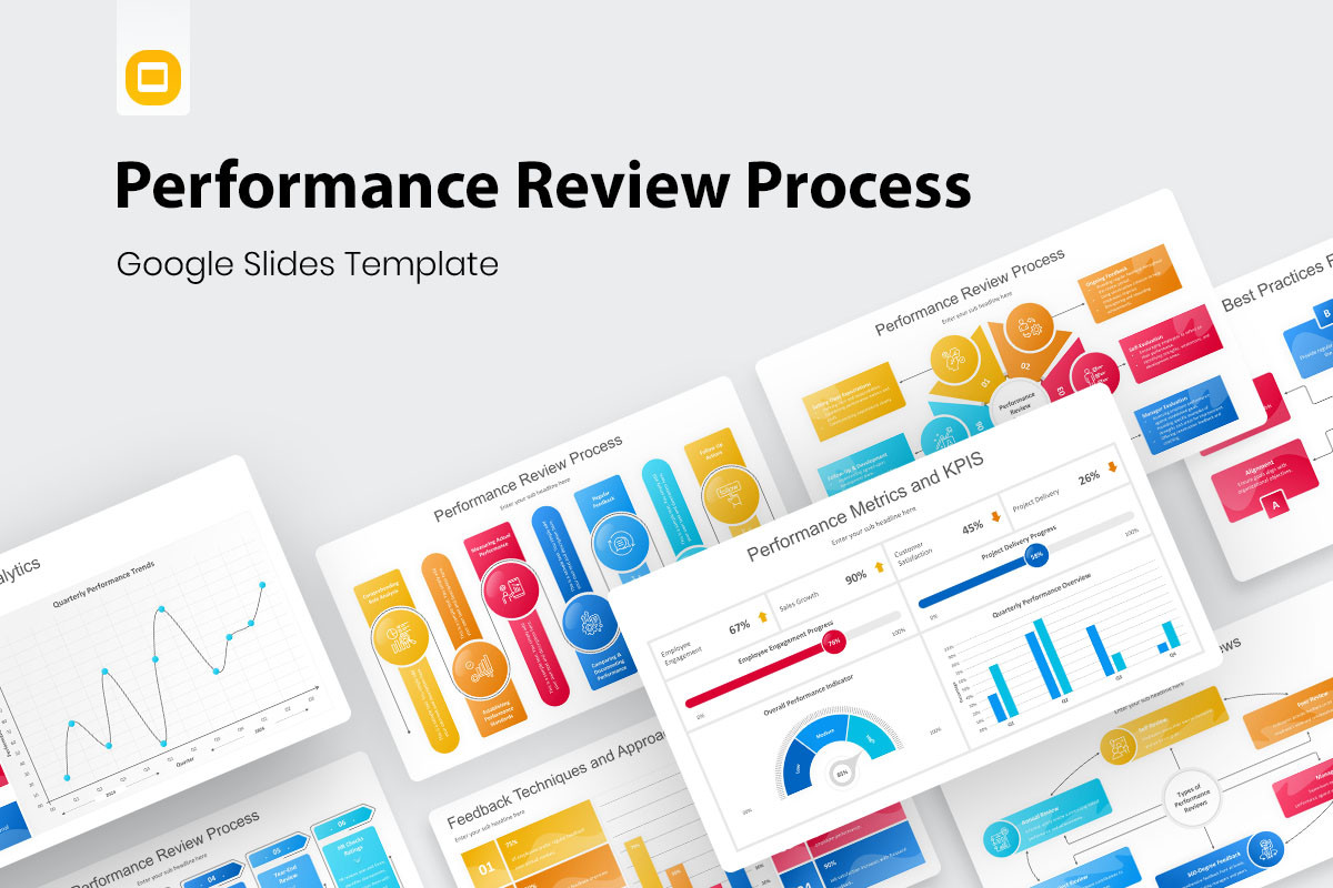 Performance Review Process Google Slides Presentation Template | Nulivo Market